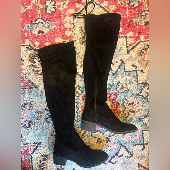 a.n.a | Shoes | Black Ana Thigh High Boots | Poshmark